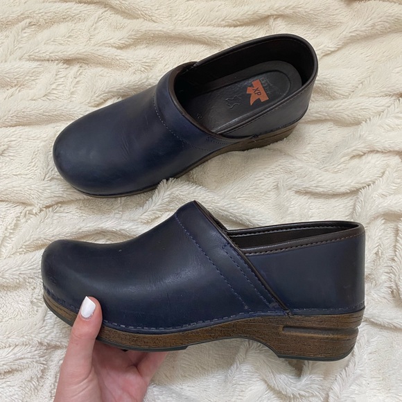 Dansko | Shoes | Nib Dansko Pro Xp Oiled Clogs Navy | Poshmark